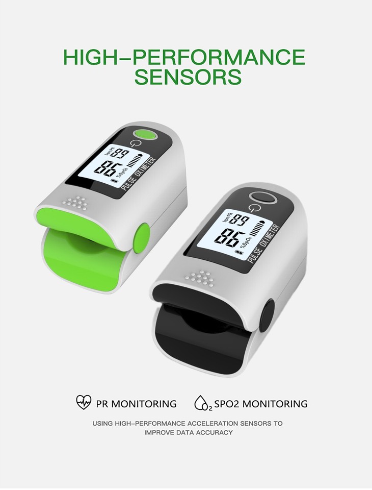 Oximeter Pulse Fingertip SpO2 Heart Rate Monitor Blood Oxygen ...