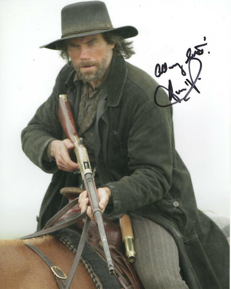 ANSON MOUNT SIGNED 8X10 PHOTO AUTHENTIC AUTOGRAPH HELL ON WHEELS COA B ...