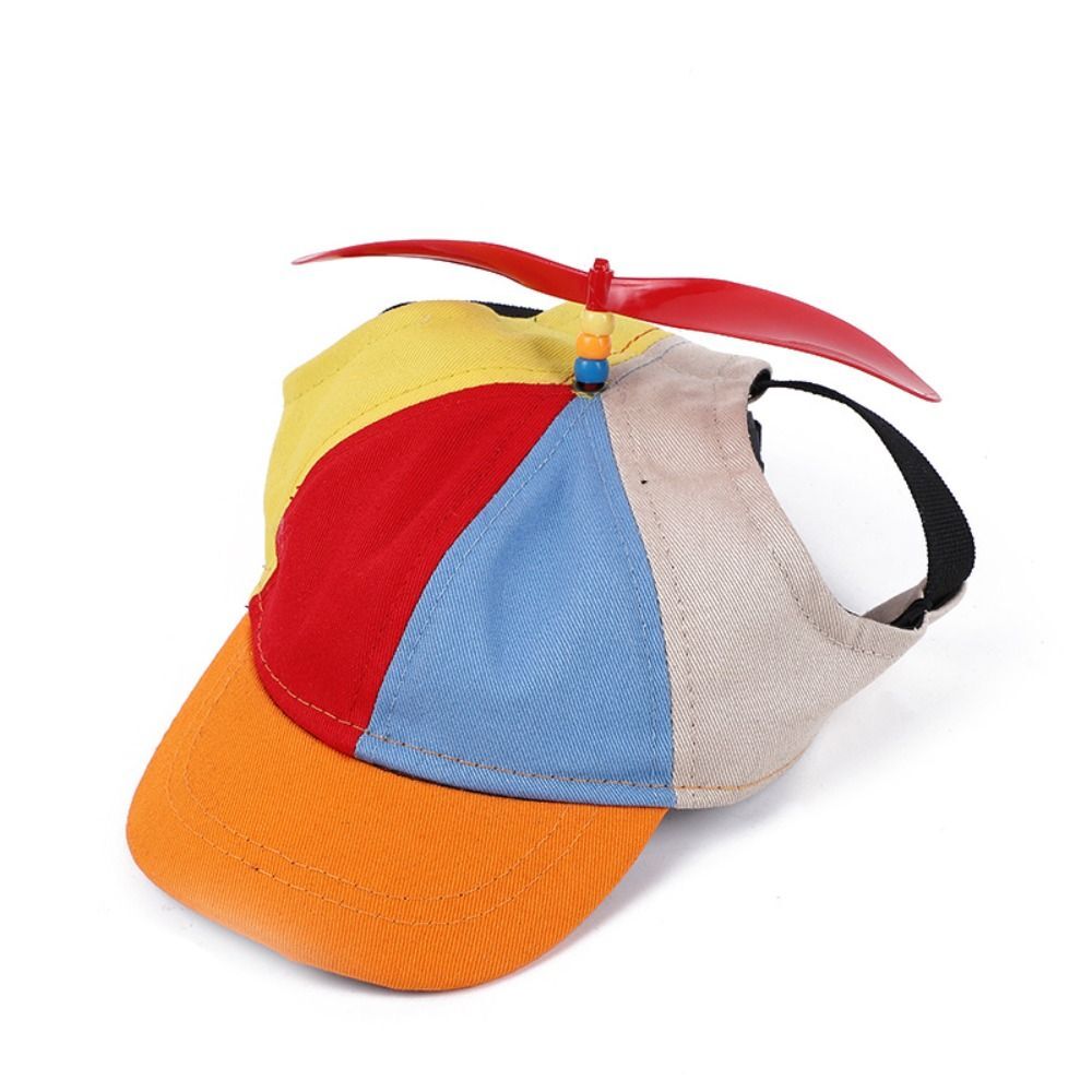 Rainbow Dog Propeller Hat Funny Dog Bucket Hat Small Medium Large Dogs ...