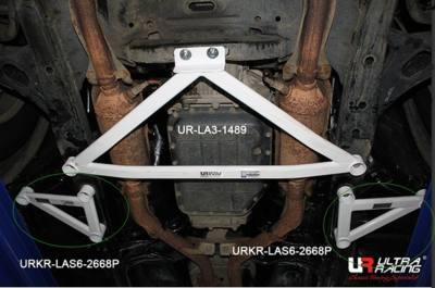For SUBARU OUTBACK 2.5 N/A 4WD (2013) ULTRA RACING 6 POINTS FRONT LOWER ...