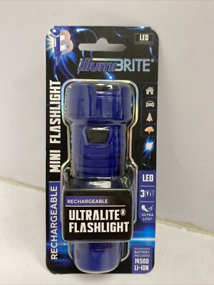 Illumibrite Rechargeable Ultralite Mini Flashlight - Blue | eBay