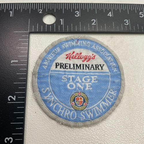 Vtg KELLOGGS CEREAL SWIM SYNCHRO SWIMMER Patch 2OU7 | eBay