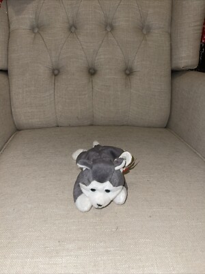 TY Nanook the Husky Beanie Baby RARE, PVC pellets 1996 First Release | eBay
