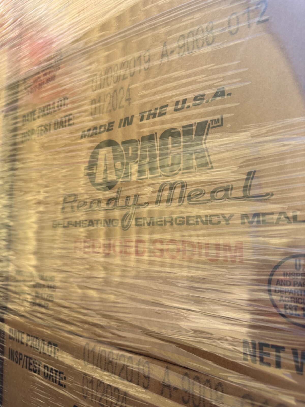 MRE APack Ready Eat Meal. 12 Meals. Reduced Sodium. Emergency Meal ...