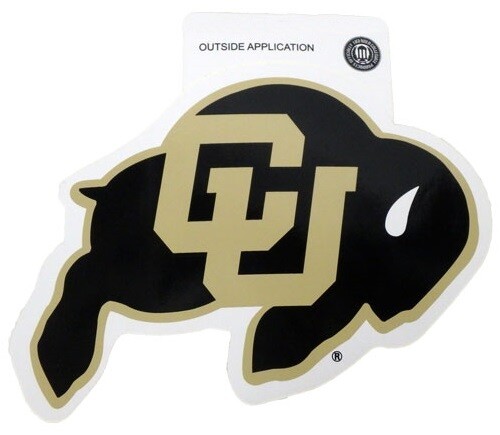 CU Sticker University of Colorado Boulder Buffalo Buffs Tablet Laptop ...
