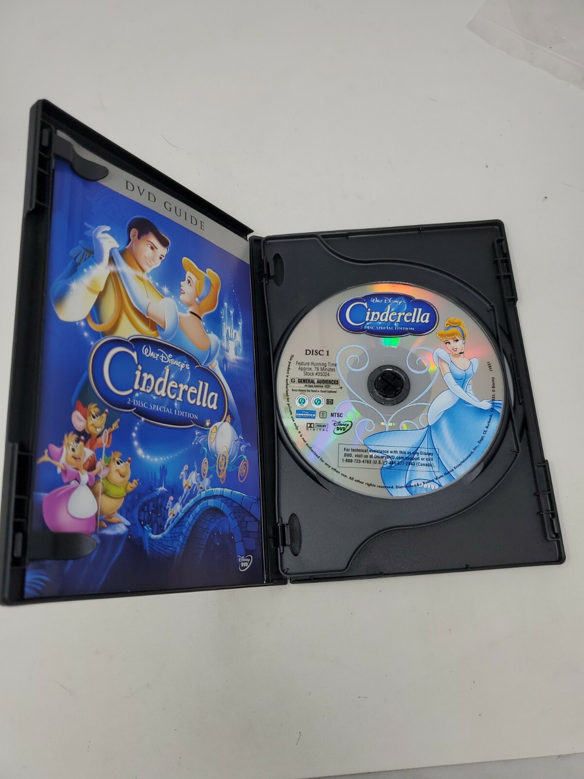 Cinderella DVD, 2005, 2-Disc Set, Special Edition DVD Platinum ...