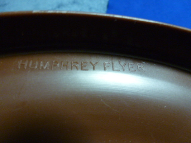 Vintage Humphrey Flyer Frisbee Disc Chocolate Brown Wolfgang Candy ...