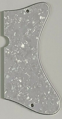 Electric Guitar Pickguard For Danelectro U2 Style. 4 Ply White Pearl | eBay