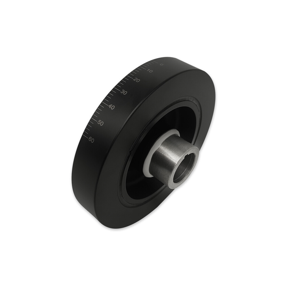 Black Steel 6 3/4" Harmonic Balancer Internal Balance For SBC Chevy 283 ...