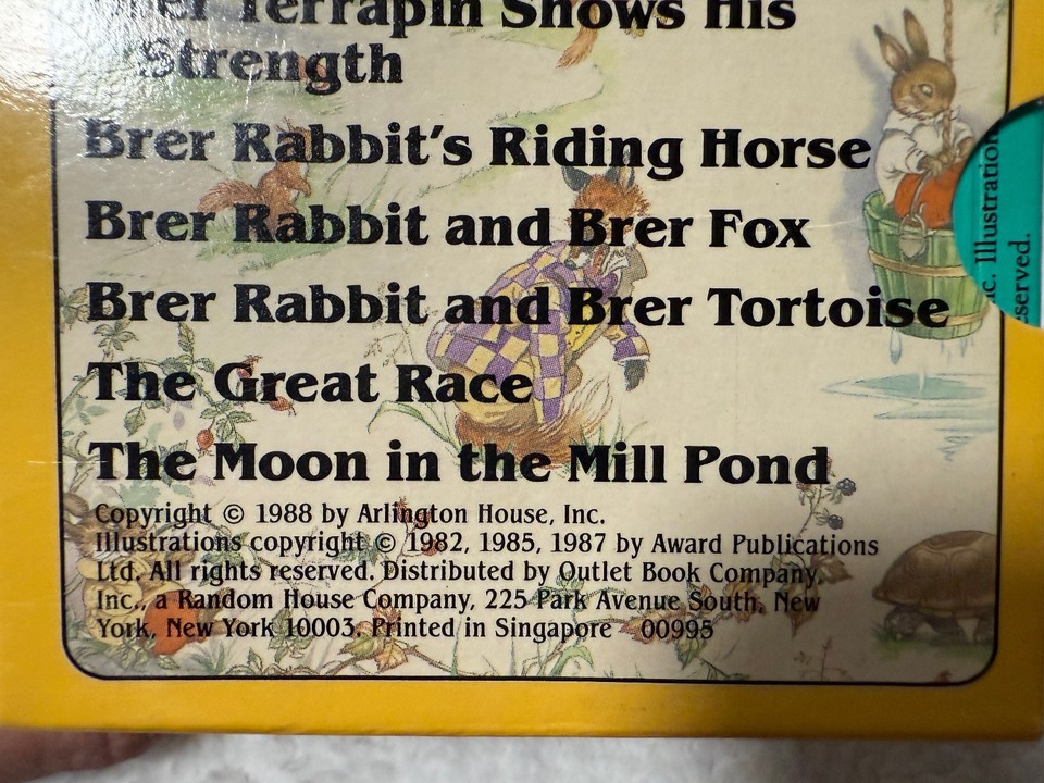 LITTLE TREASURY OF BRER RABBIT HARDCOVER 6 VOLUME BOOK BOX SET | eBay