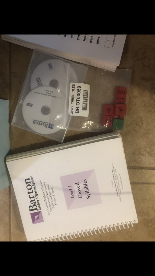 Barton Reading and Spelling System Level 3 Closed Syllables | eBay