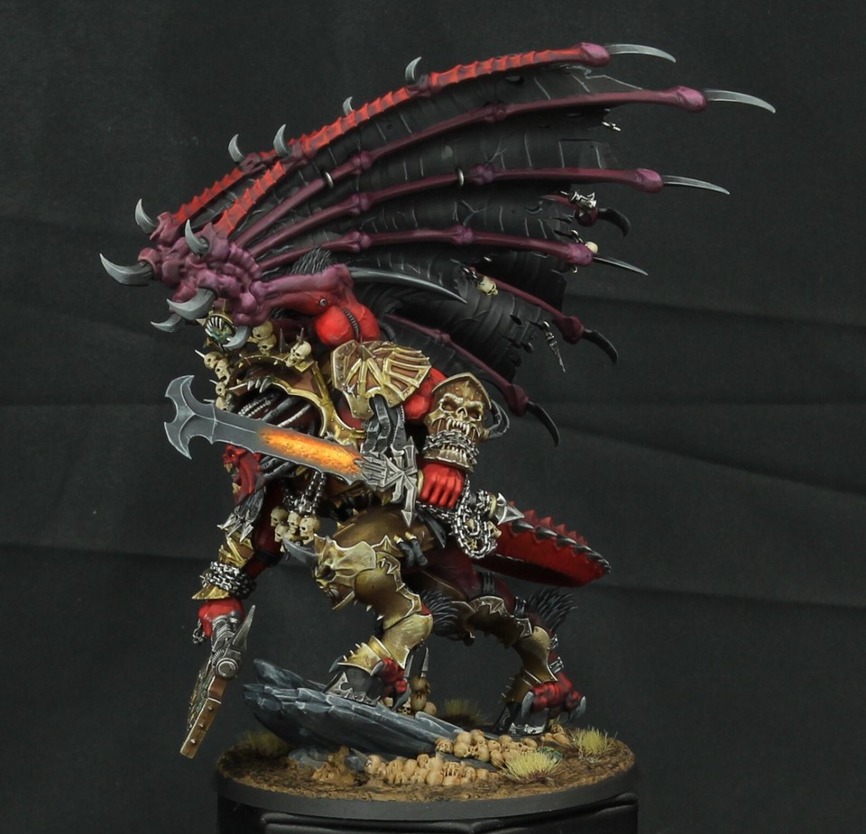 Warhammer 40k ANGRON, DAEMON PRIMARCH OF KHORNE - **PAINT COMMISSION ...
