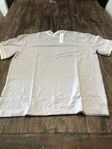 ASOS Topman oversized t-shirt with ringer tee airtex fabric Blue M | eBay