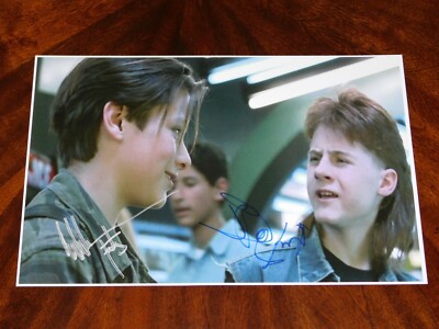 EDWARD FURLONG & DANNY COOKSEY SIGNED TERMINATOR 2 11X17 MOVIE SCENE ...