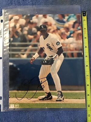 Frank Thomas Signed Auto Chicago White Sox 8x10 Photo #2 COA | eBay