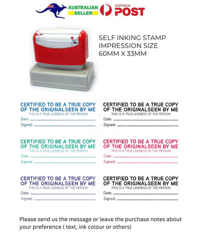 I Certify JP Officer Self Inking Rubber Stamp for Business Shop Office ...