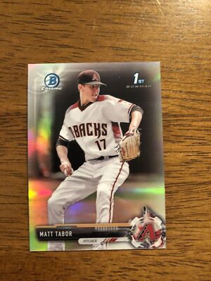 2017 Bowman Draft Chrome Refractors Matt Tabor #BDC-168 | eBay