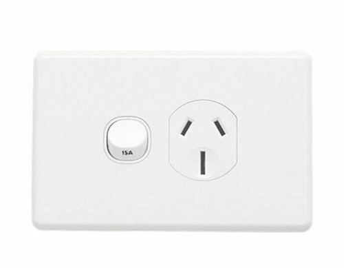 Clipsal 15AMP SC2015 Series Slim Single Switch Socket / Power Point | eBay