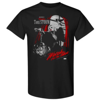 TONI STORM - WATCH FOR THE SHOE AEW Official T-Shirt | eBay