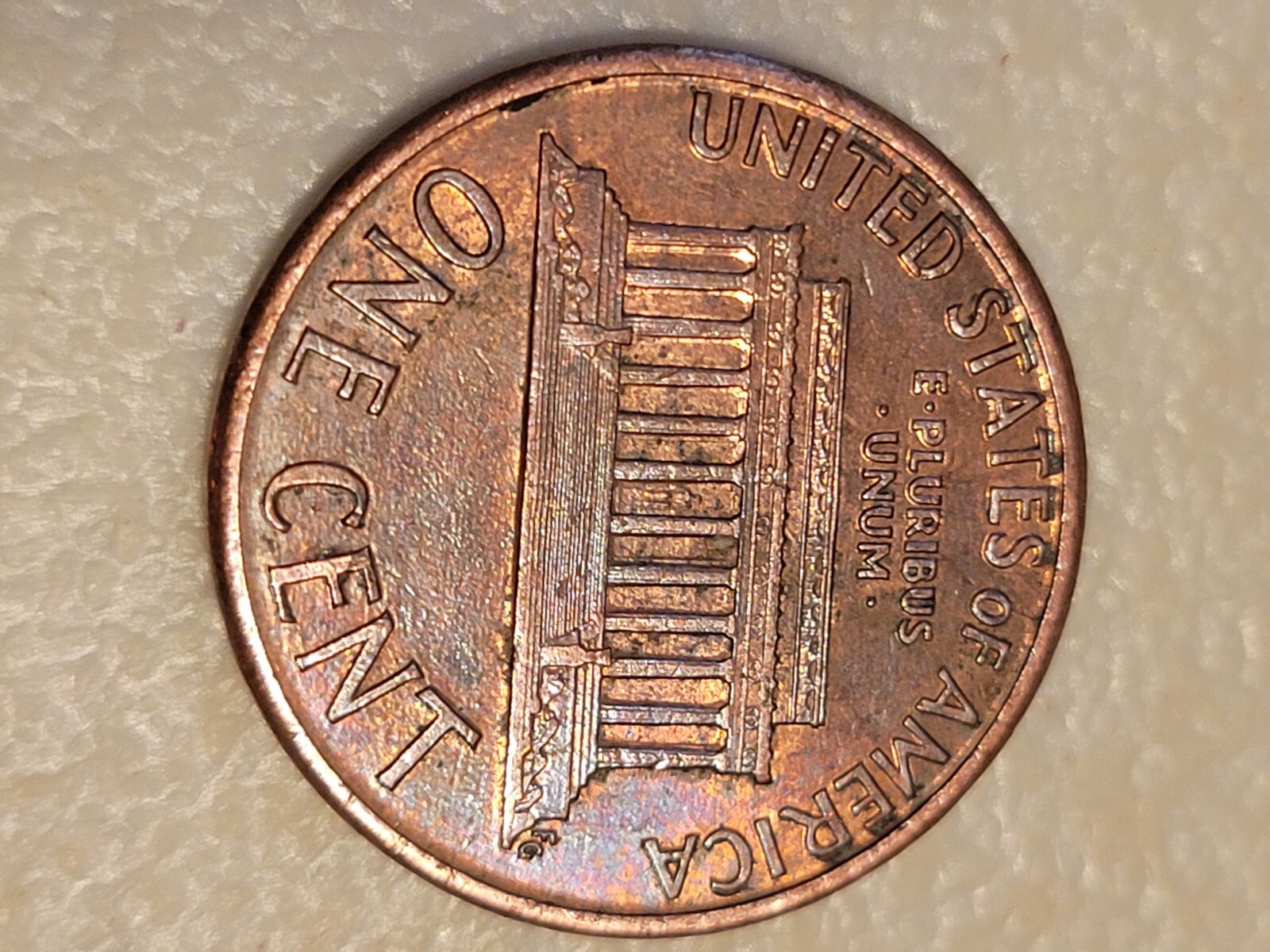 1992 double ear, double stamp rim Lincoln penny | eBay