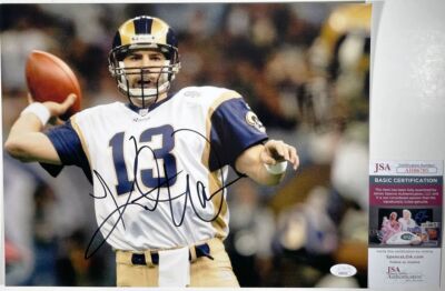 NFL Kurt Warner Signed St. Louis Rams 11x14 Photo A Autograph Super ...