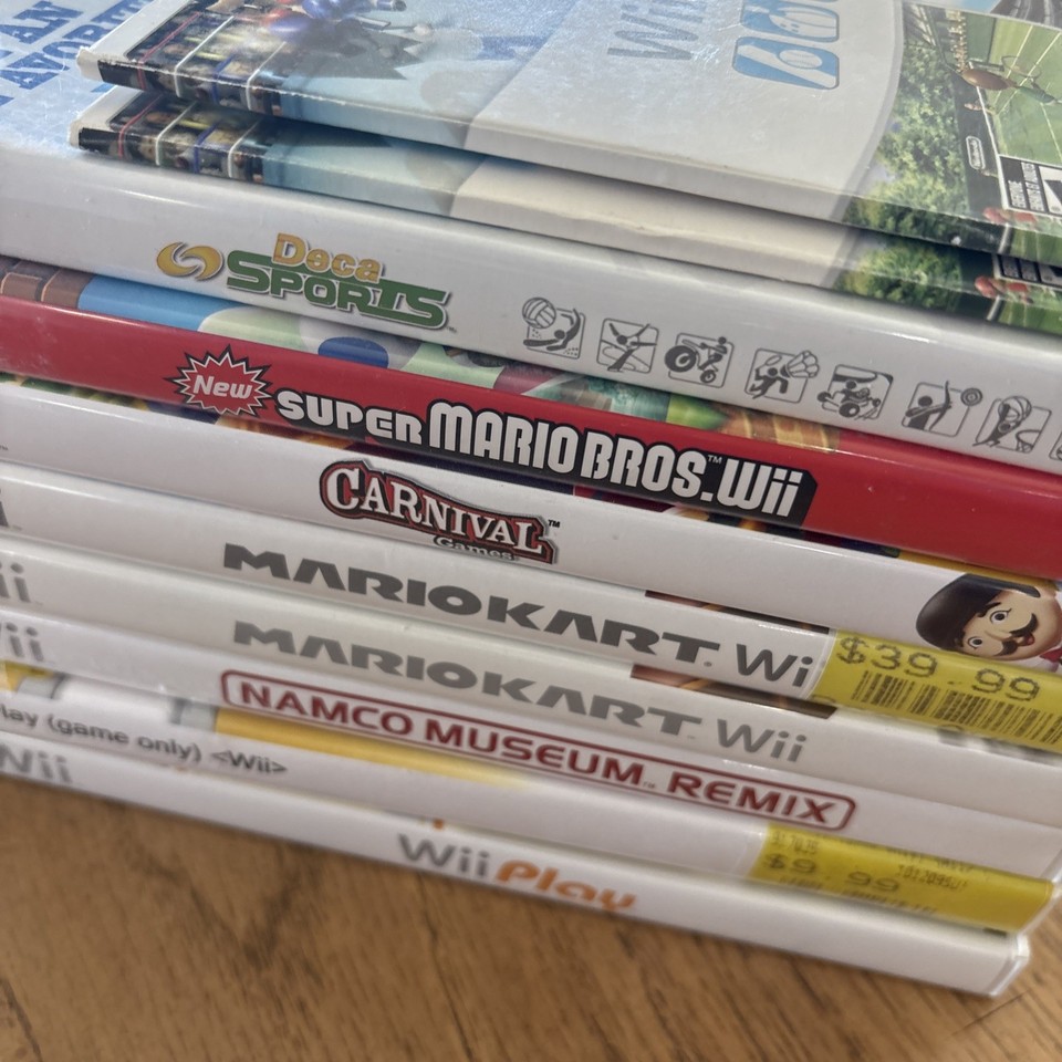 Wii Game Lot Nintendo 11 Games All Discs Not Scratched.Untested Sports ...