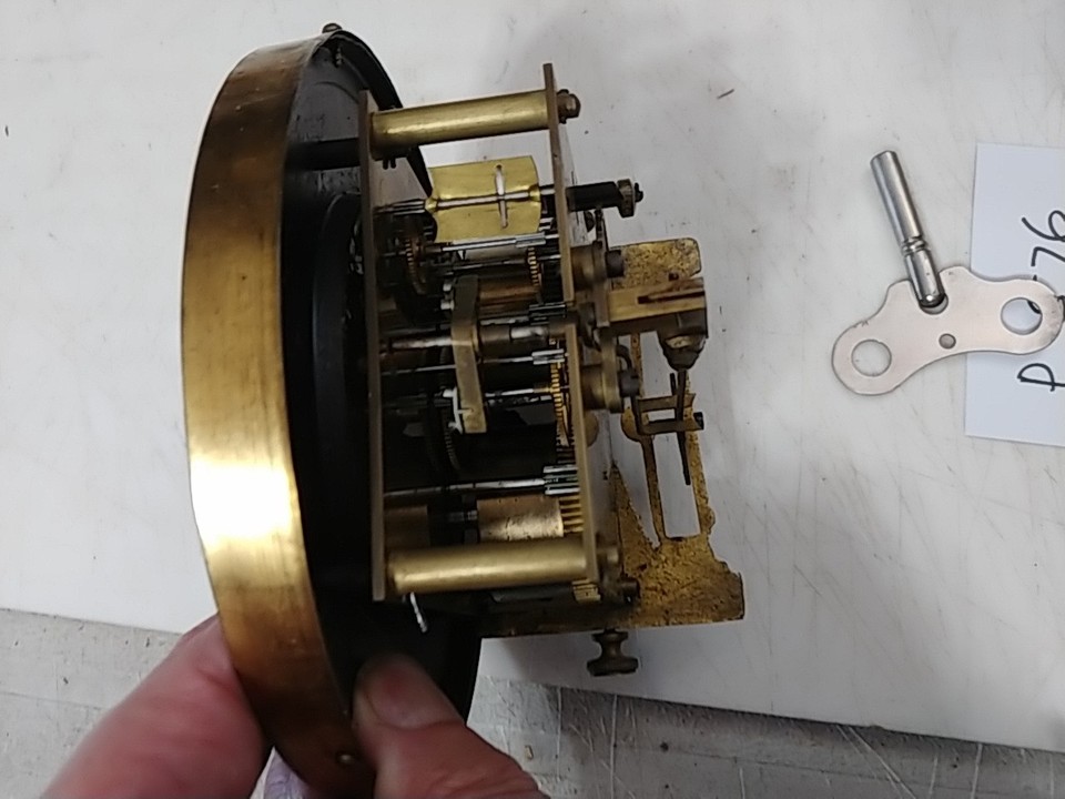 GERMAN RA REGULATOR WALL CLOCK MOVEMENT, DIAL, HANDS & BRACKET & KEY | eBay