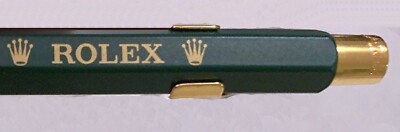 GENUINE SWISS MADE ROLEX PEN ~GOLD & GREEN~ SUBMARINER DATEJUST WATCH ...