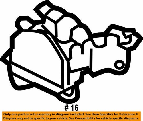 16670-21010 Toyota Valve assy, water w/bracket 1667021010, New Genuine ...