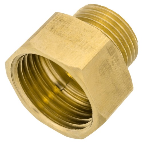 Brass 1/2" BSP Female To 3/8" BSP Male Pipe Reducer Threaded Adapter ...