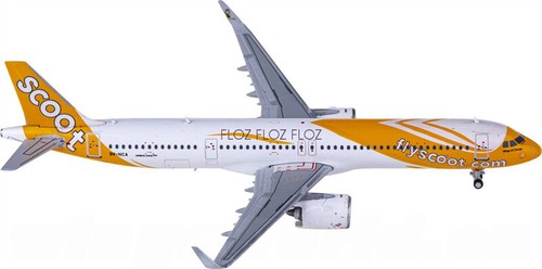 for JC Wings for Scoot for Airbus A321neo 9V-NCA 1:400 Airplane Pre ...