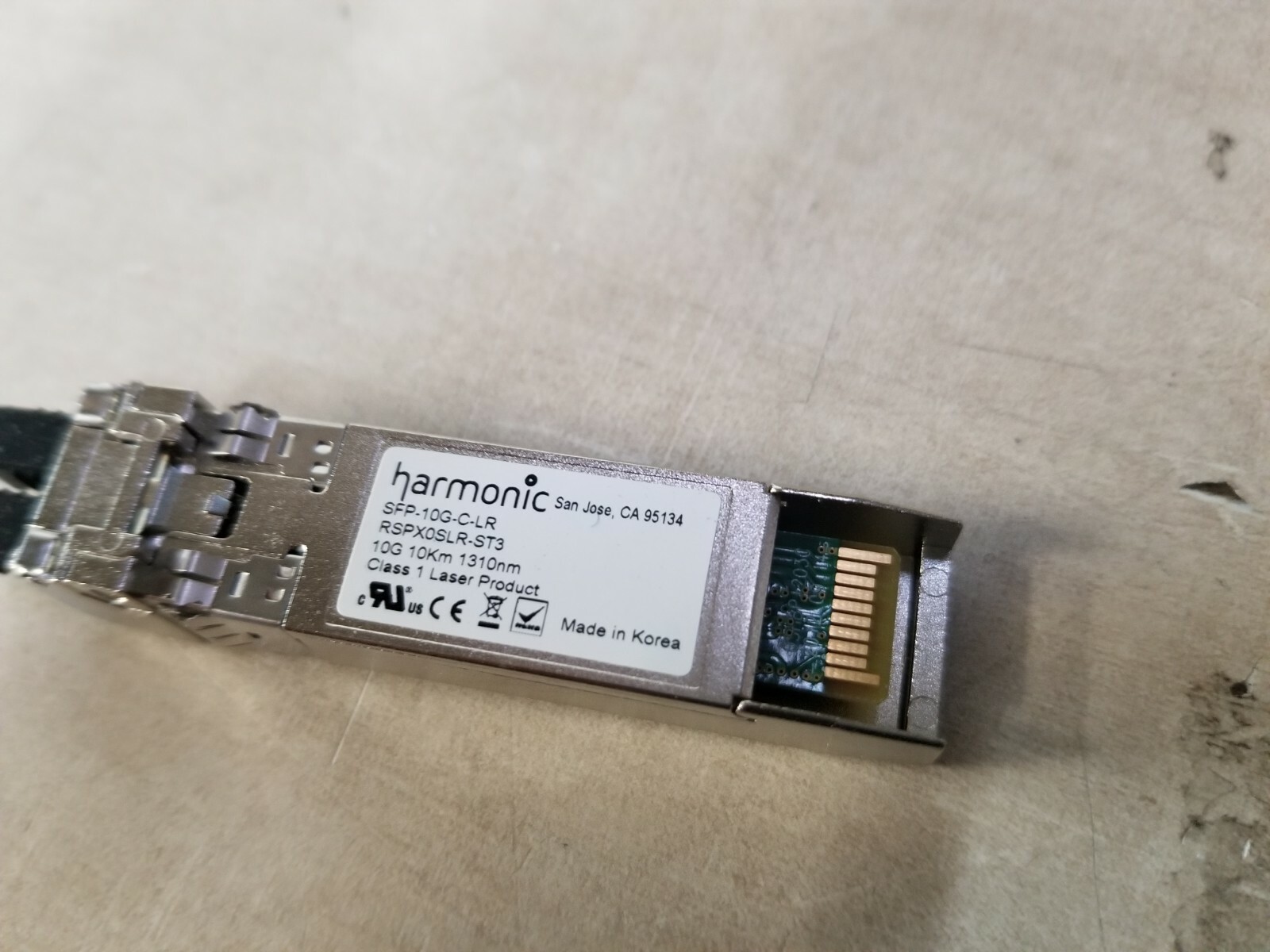 Harmonic SFP-10G-C-LR RSPX0SLR-ST3 10G KM 1310NM Transceiver | eBay