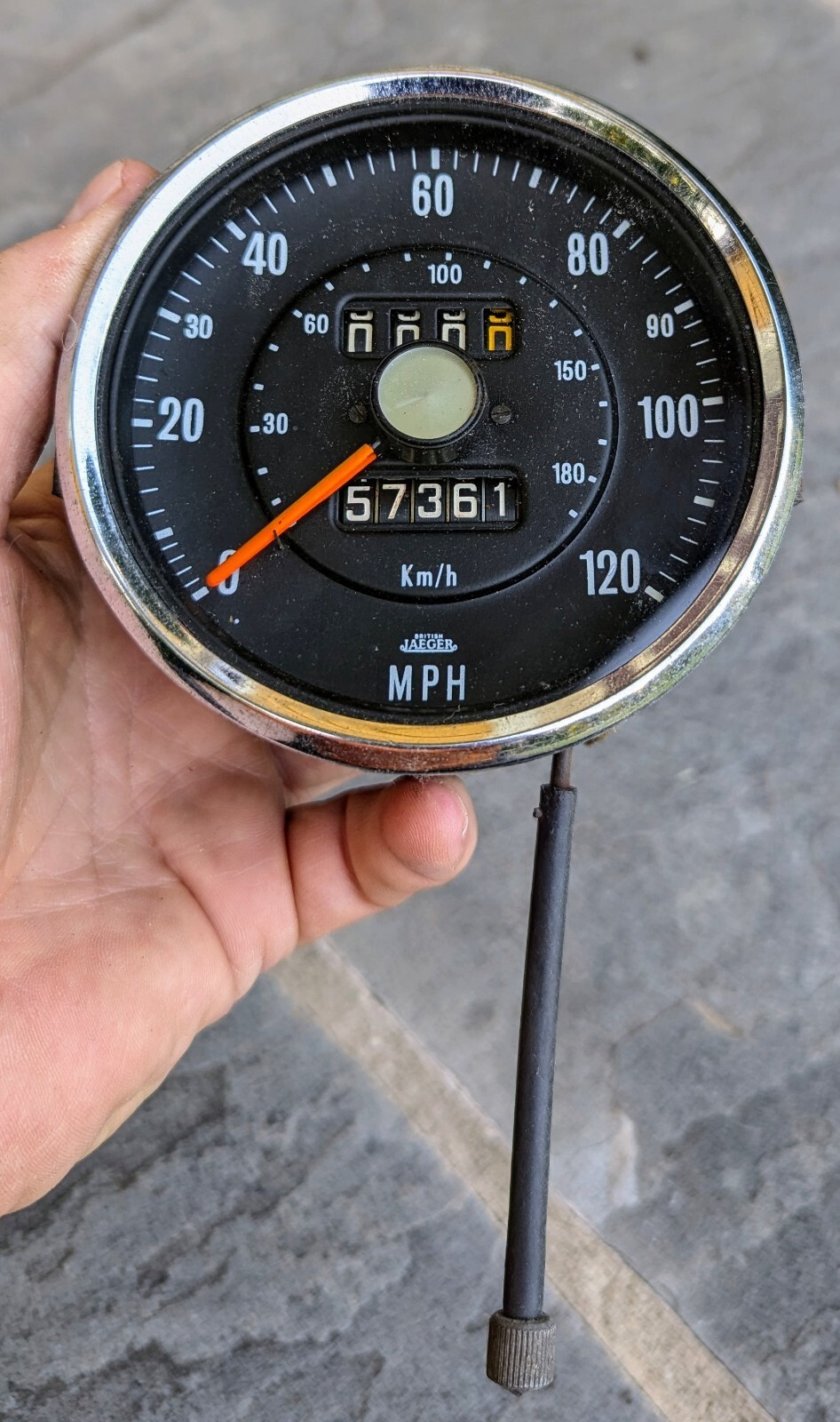 Sunbeam Alpine Speedometer 1963-67 - Smiths Jaeger SN 5324/50 - Very ...