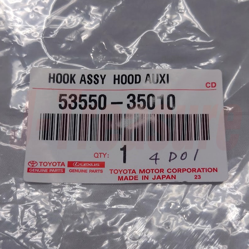TOYOTA 4RUNNER GRN210 03-06 Genuine Hood Auxiliary Catch Hook Assy ...