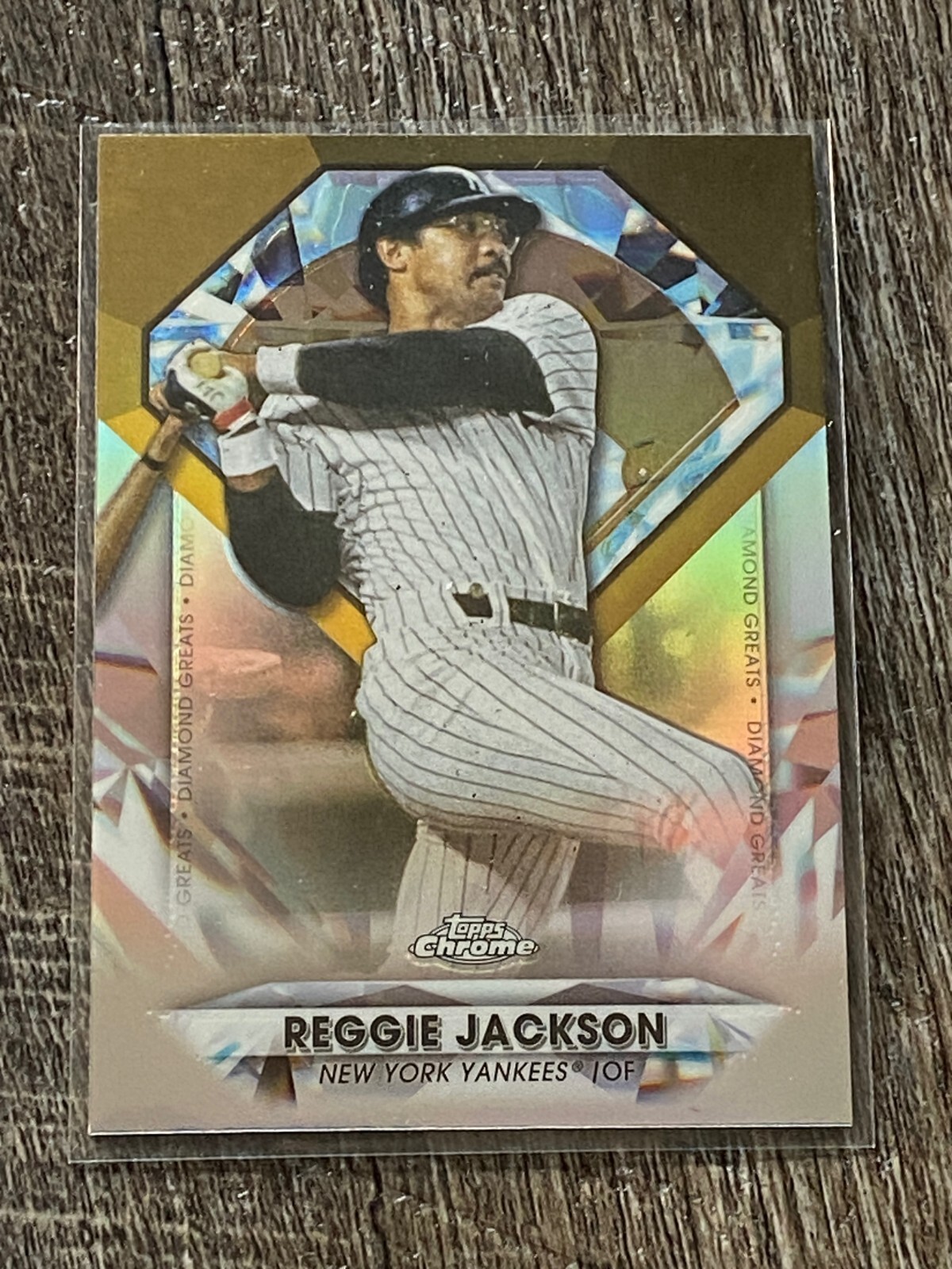 Reggie Jackson 2022 Topps Chrome Diamond Greats Insert DGC-17 HOF NY ...