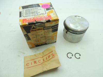19145 NOS R/H Hepolite Piston With Circlips Rings .040 Norton W6102 | eBay
