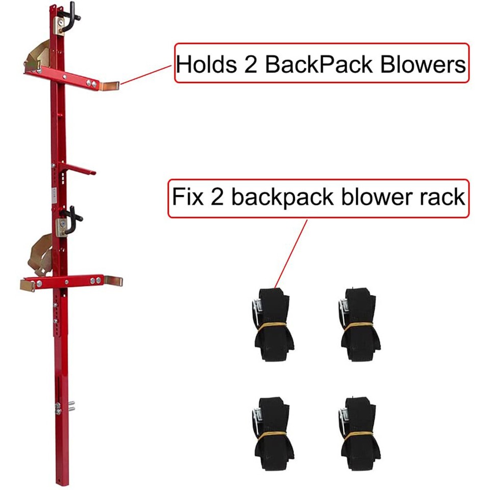 2 Backpack Blower Holder Rack Leaf Blower Rack fit for Open Landscaping ...