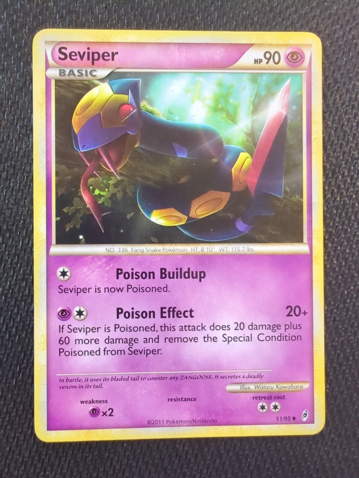 Pokémon TCG Seviper Call of Legends 51/95 Regular Uncommon NM | eBay