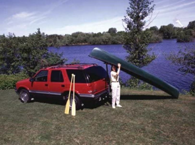 Canoe Loader Rear Steel Hitch Mount Kayak Car Truck SUV One Person Roof ...