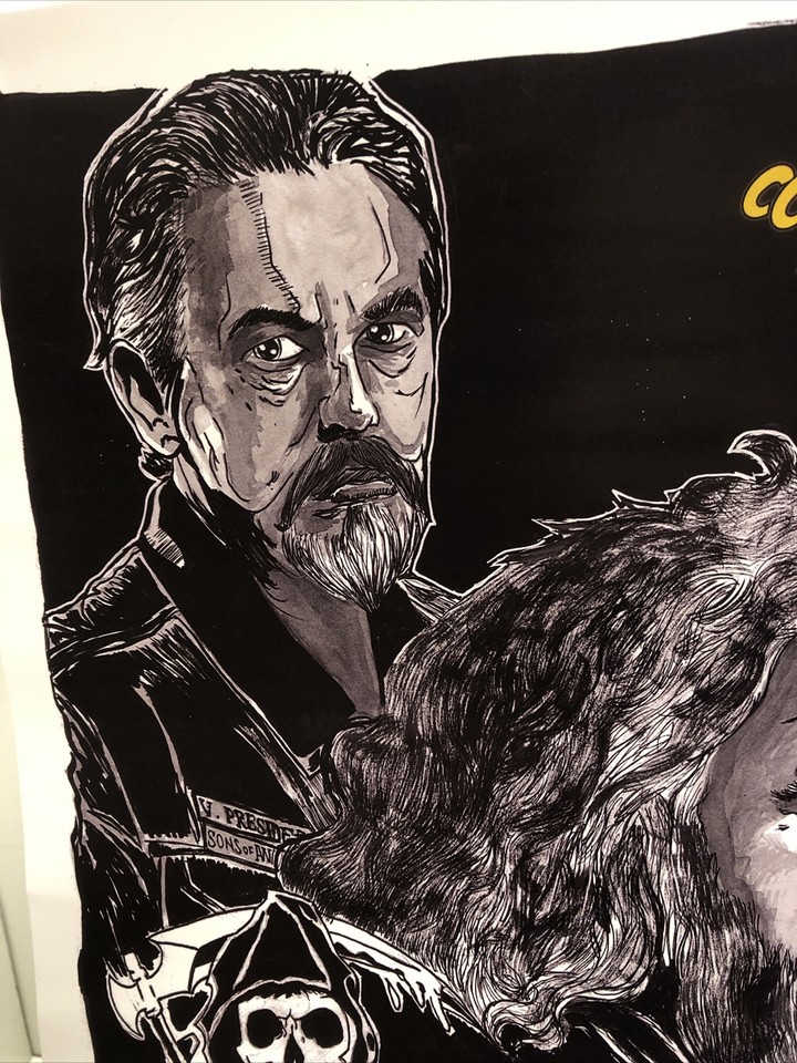 RI Comic Con Exclusive Poster Print Sons Anarchy Mike Doherty | eBay