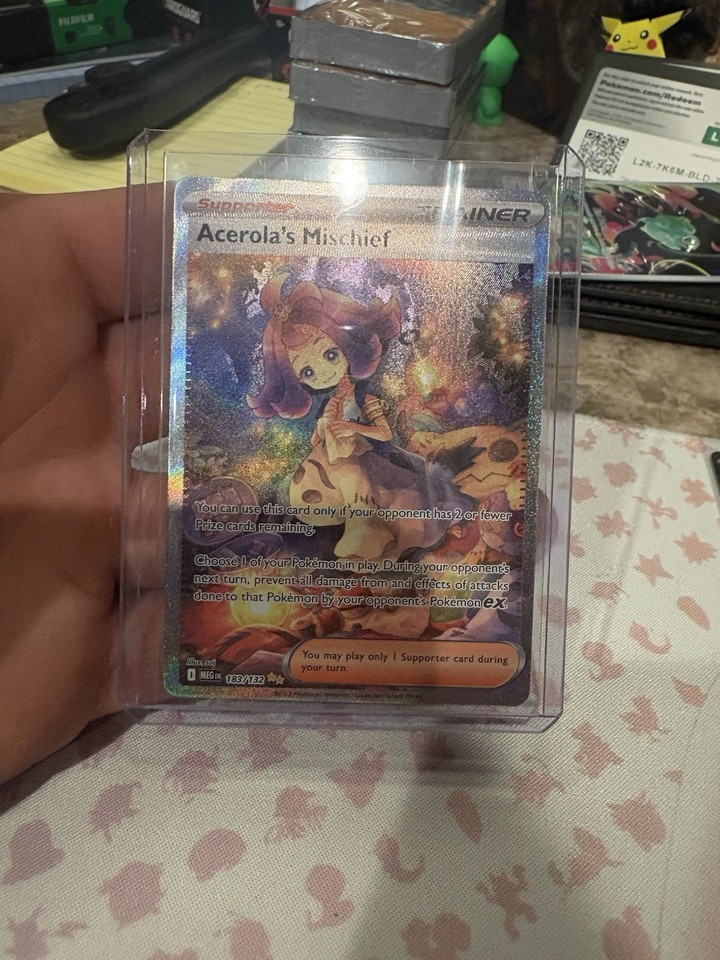 Acerola’s Mischief 183/132 Mega Evolution En Fresh Pull Zero Whitening! Gorgeous | eBay