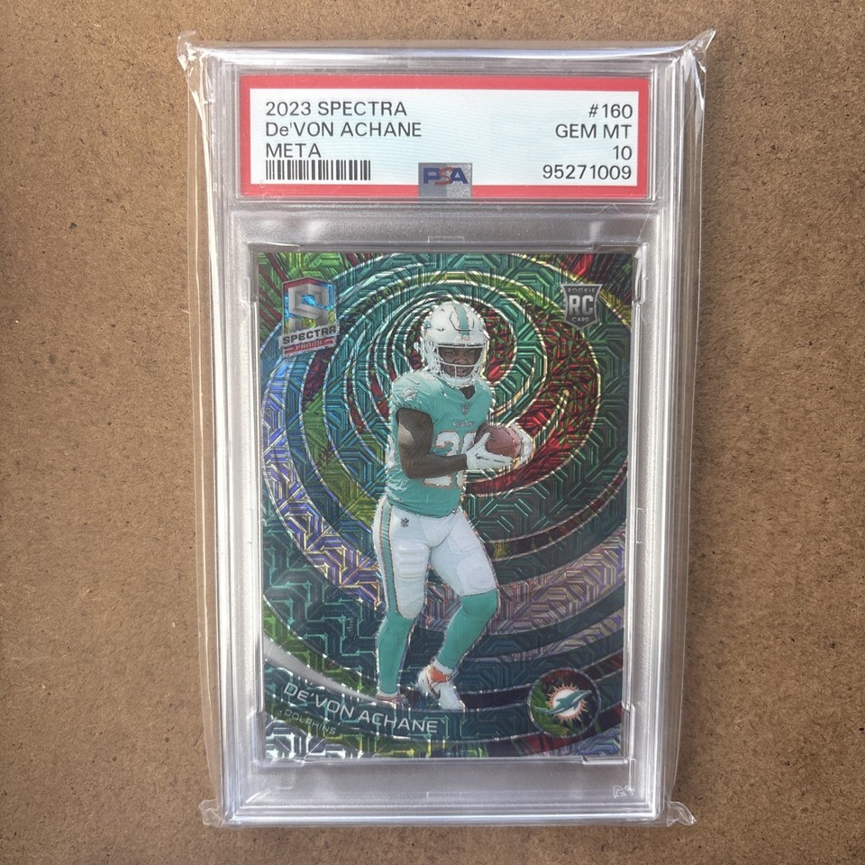 De'Von Achane 2023 SPECTRA #160 Meta #20/25 PSA 10 Gem Mint RC | eBay