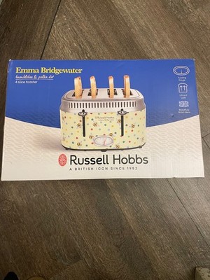 Russell Hobbs Emma Bridgewater Bumble Bee & Polka Dot 4 Slice Toaster ...