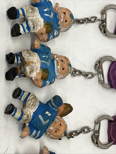 5 Vintage 1950s Villanova College Football Pins, Ribbons, Charms Key ...