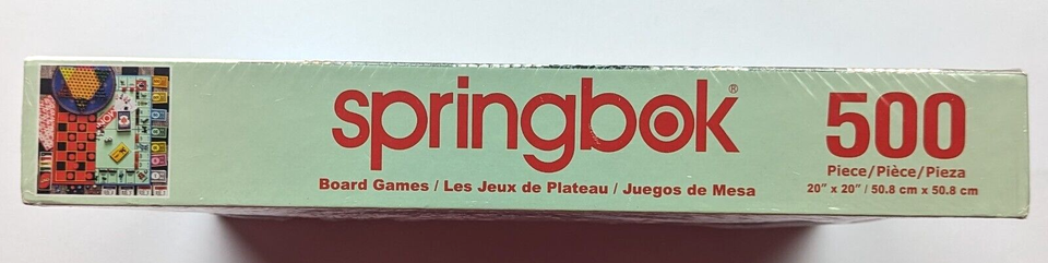 Springbok 500 Pieces Jigsaw Puzzle Board Games Sealed Box New Monopoly ...
