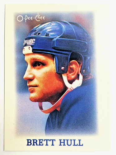 Rookie Card Brett Hull 1988 St. Louis Blues O-Pee-Chee NHL Stars Mini ...
