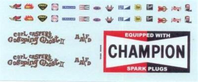 Yesteryear Galloping Ghost II Carl Casper waterslide Drag decal | eBay