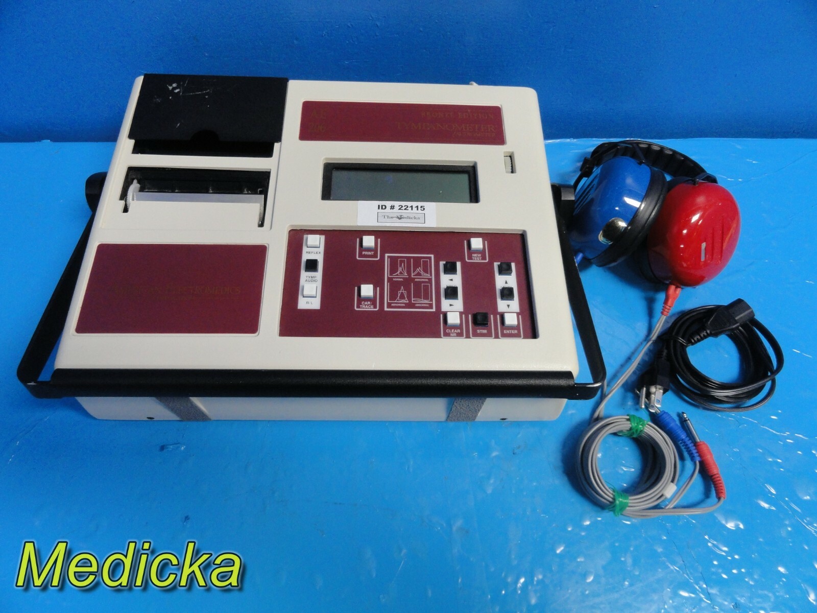 American Electromedics AE 206 Tympanometer Audiometer Bronze Edition ...