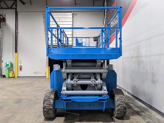 2012 GENIE GS3384 2500LB CAPACITY PNEUMATIC DUAL FUEL SCISSOR LIFT STK 10093 | eBay