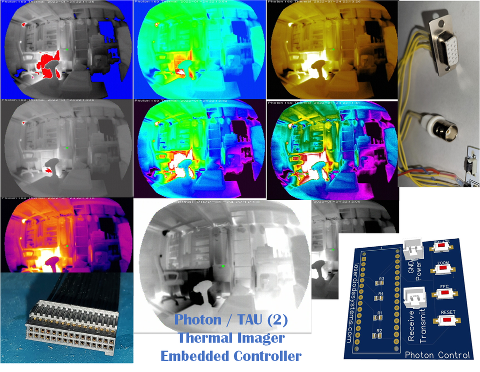 Flir TAU/TAU2 Thermal Camera Controller Color Palate/Zoom/Freeze/FFC ...